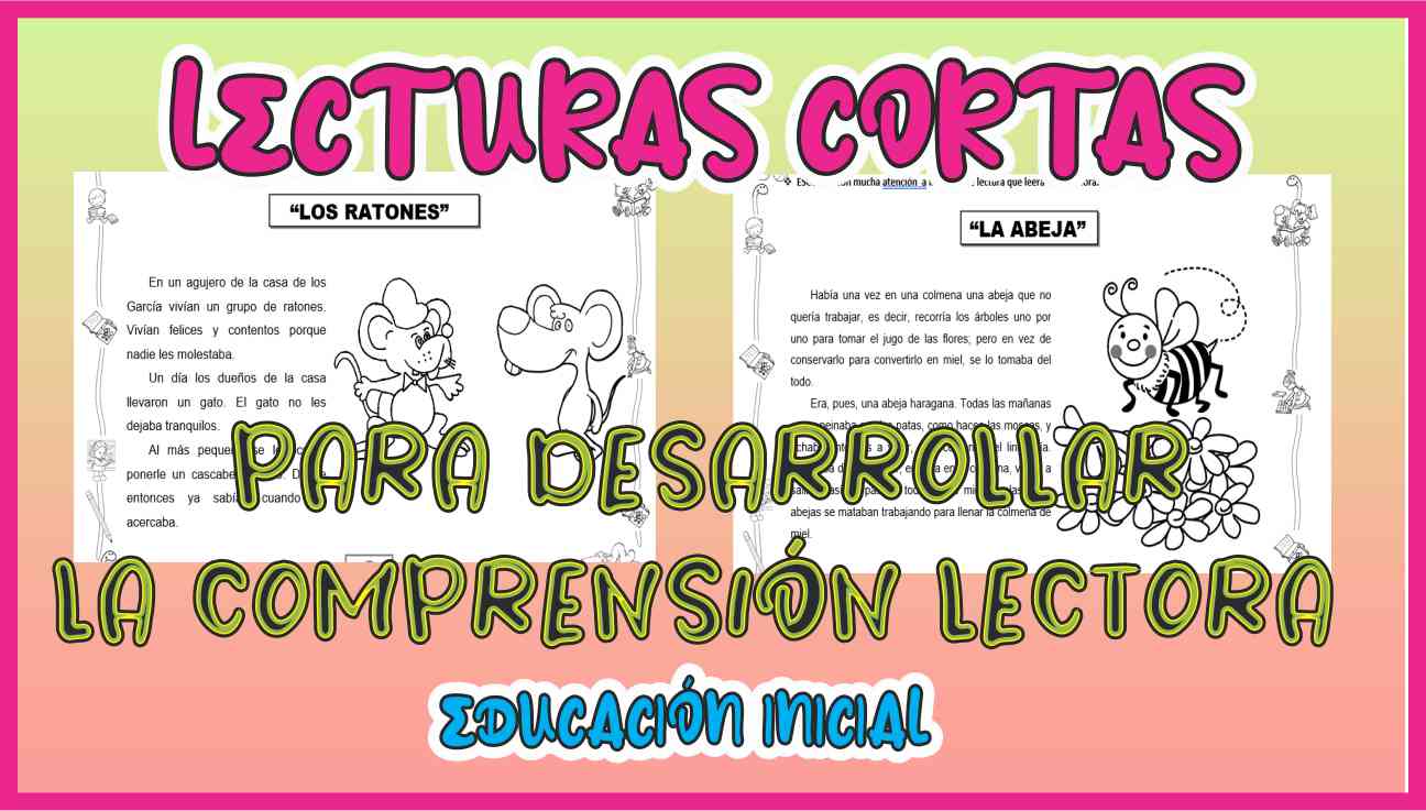 📖LECTURAS CORTAS PARA 🤷‍♂️ DESARROLLAR LA COMPRENSION DE TEXTOS EN ...